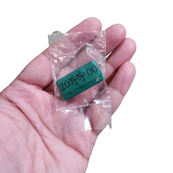 Jewelry | Vintage 200 Gold Toned Green Enamel Young Singers Foundation ...